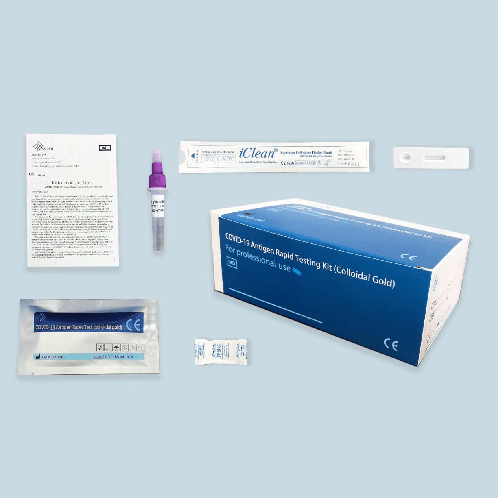 COVID-19 Antigen Rapid Testing Kit ( Colloidal Gold ) - Bioevopeak